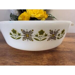 Anchor Hocking | Kitchen | Fireking Meadow Green Casserole Dish Anchor ...